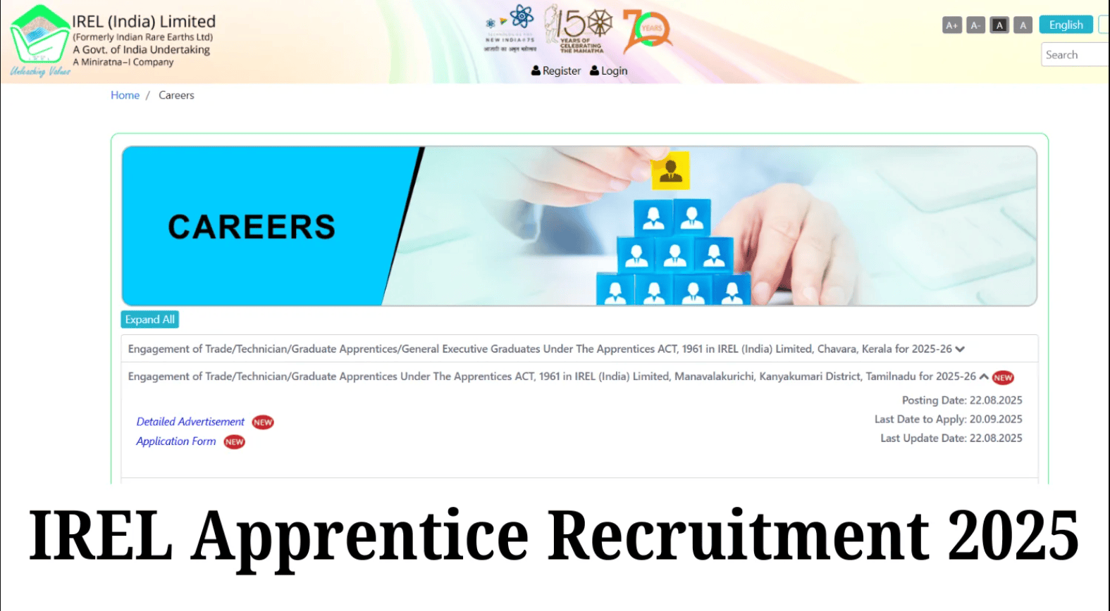 41 Posts - IREL (India) Limited - IREL Apprentice Recruitment 2025 ...